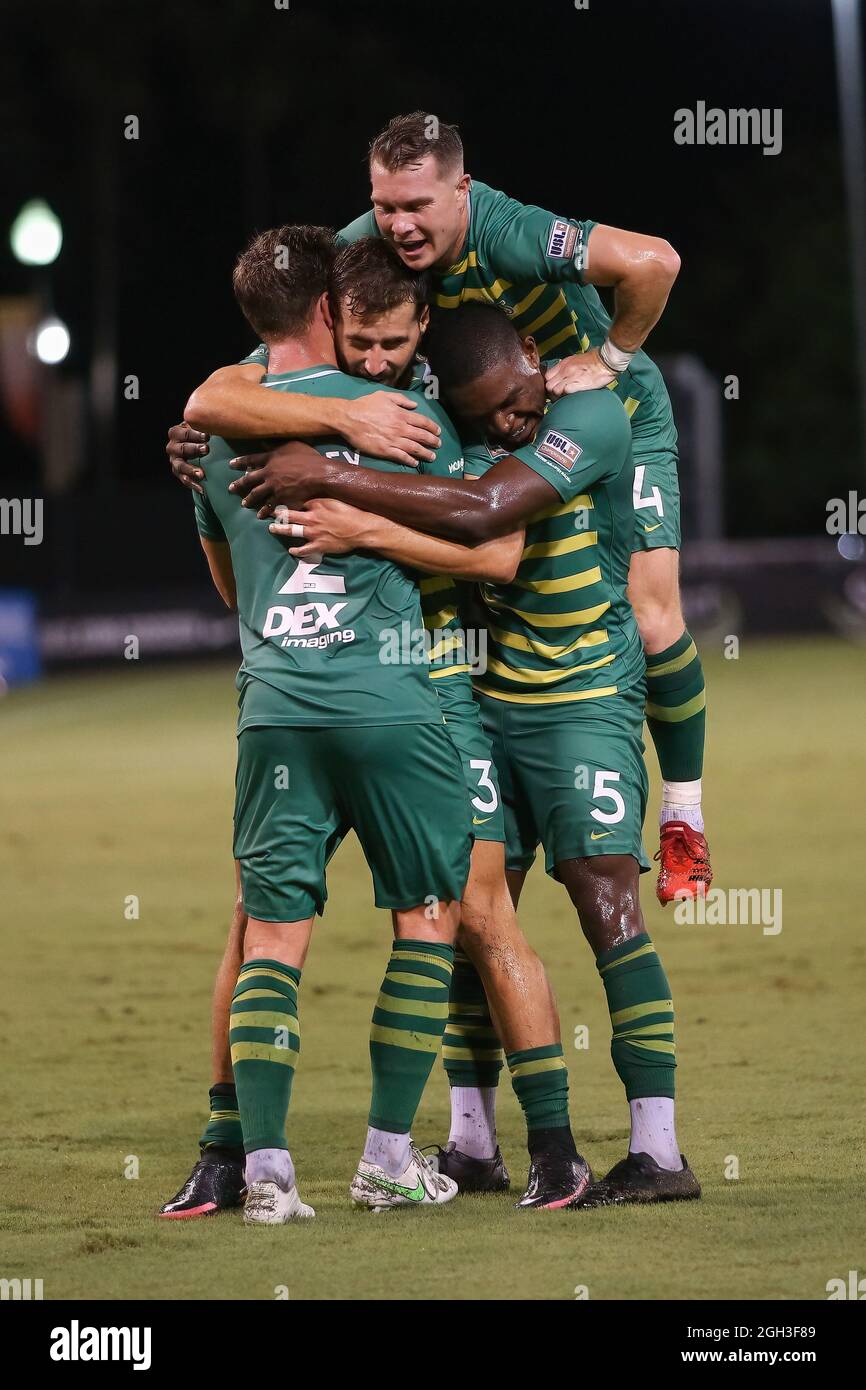 St. Petersburg, FL; Tampa Bay Rowdies forward Sebastian Dalgaard (23 ...