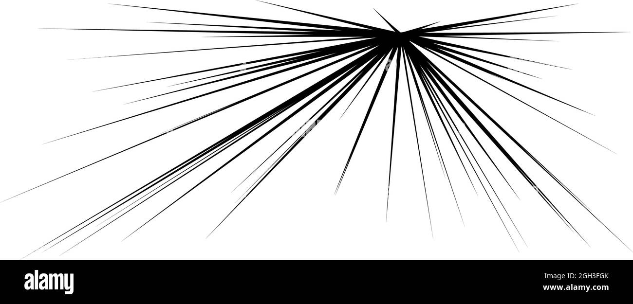 Dynamic, eccentric dynamic comic burst, action trail lines. Explosion ...