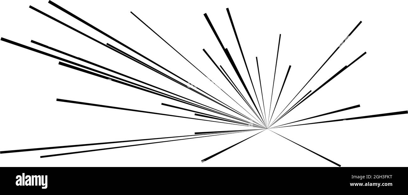 Dynamic, eccentric dynamic comic burst, action trail lines. Explosion ...