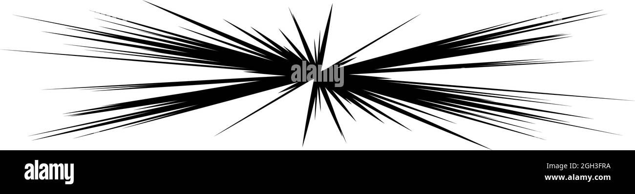 Dynamic, eccentric dynamic comic burst, action trail lines. Explosion ...