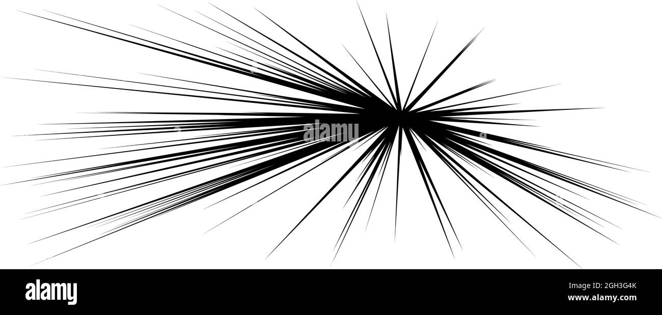 Dynamic, eccentric dynamic comic burst, action trail lines. Explosion ...