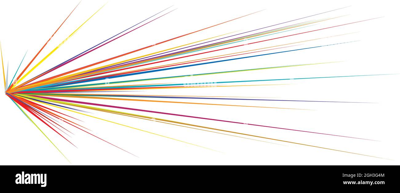 Dynamic, eccentric dynamic comic burst, action trail lines. Explosion ...