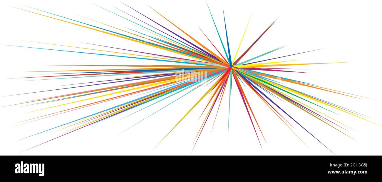 Dynamic, eccentric dynamic comic burst, action trail lines. Explosion ...