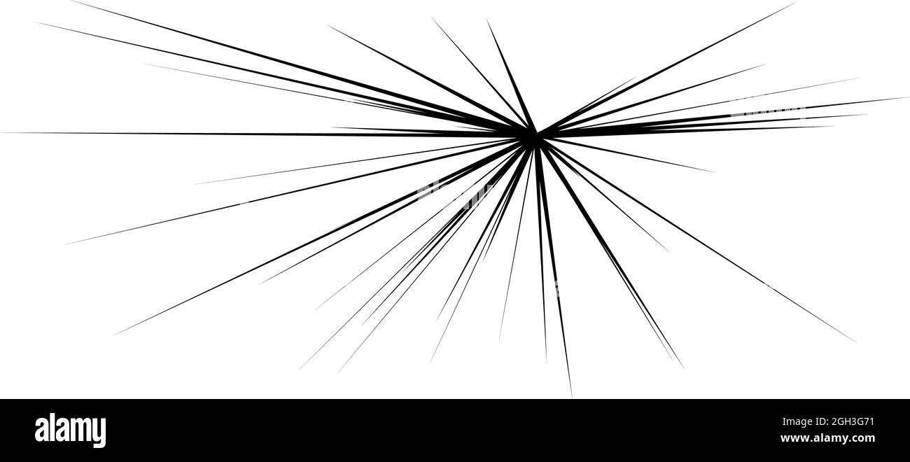 Dynamic, eccentric dynamic comic burst, action trail lines. Explosion ...