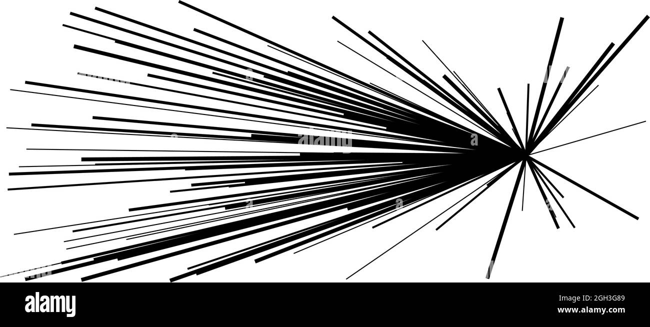 Dynamic, eccentric dynamic comic burst, action trail lines. Explosion ...