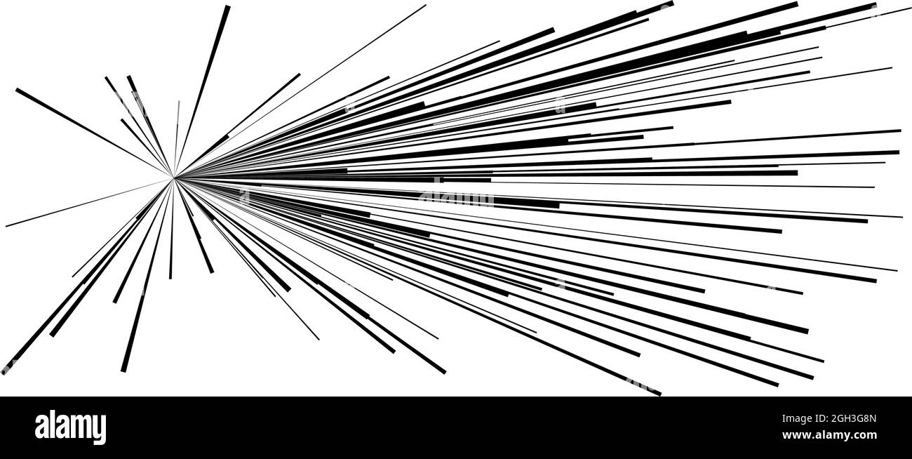 Dynamic, eccentric dynamic comic burst, action trail lines. Explosion ...