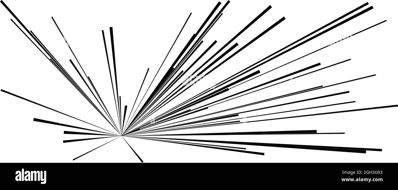 Dynamic, eccentric dynamic comic burst, action trail lines. Explosion ...