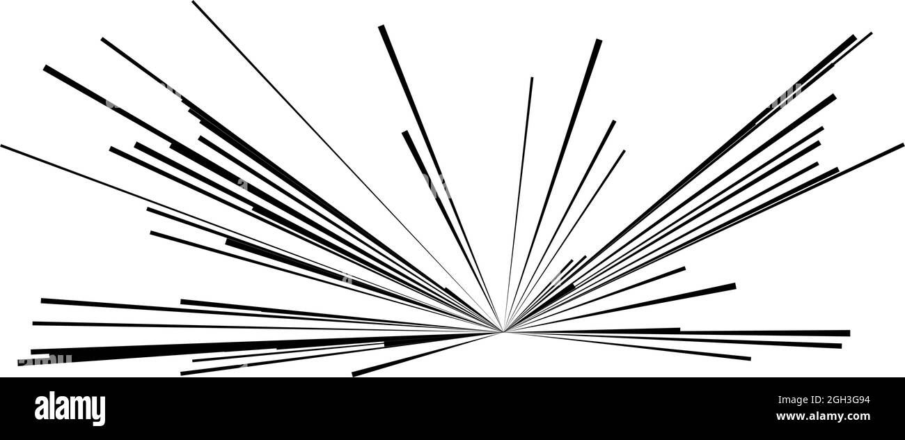 Dynamic, eccentric dynamic comic burst, action trail lines. Explosion ...
