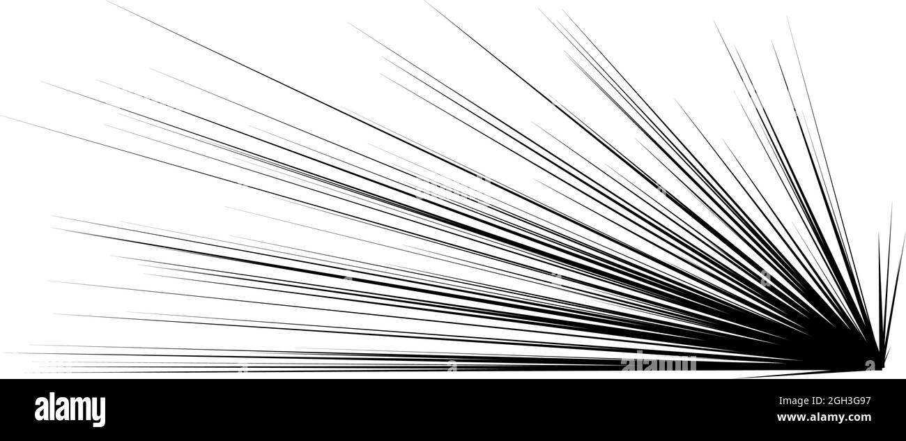 Dynamic, eccentric dynamic comic burst, action trail lines. Explosion ...