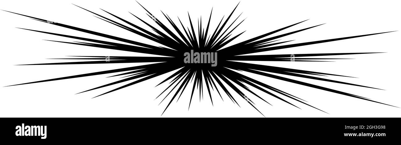 Dynamic, eccentric dynamic comic burst, action trail lines. Explosion ...