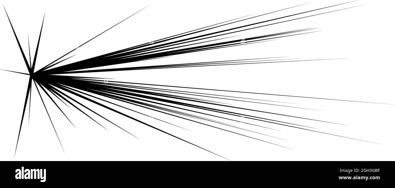 Dynamic, eccentric dynamic comic burst, action trail lines. Explosion ...