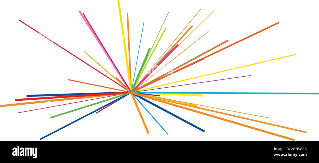 Dynamic, eccentric dynamic comic burst, action trail lines. Explosion ...