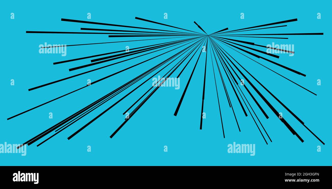 Dynamic, eccentric dynamic comic burst, action trail lines. Explosion ...