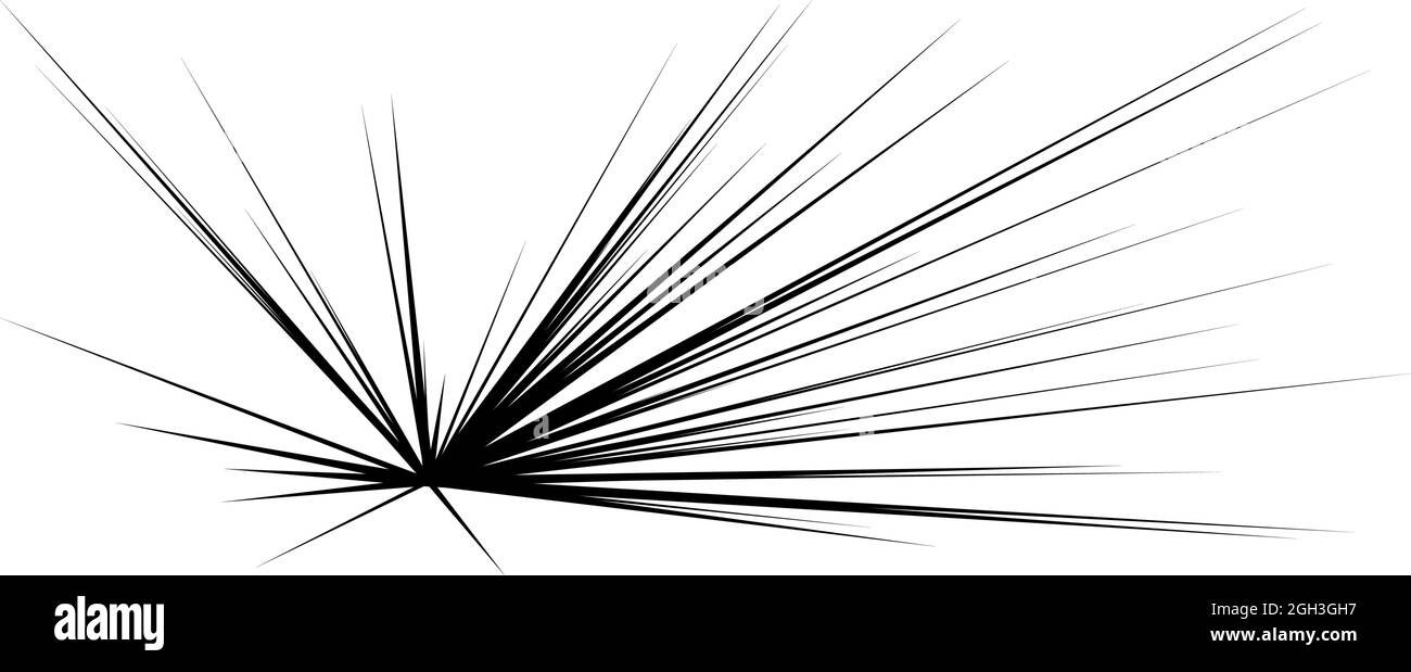 Dynamic, eccentric dynamic comic burst, action trail lines. Explosion ...