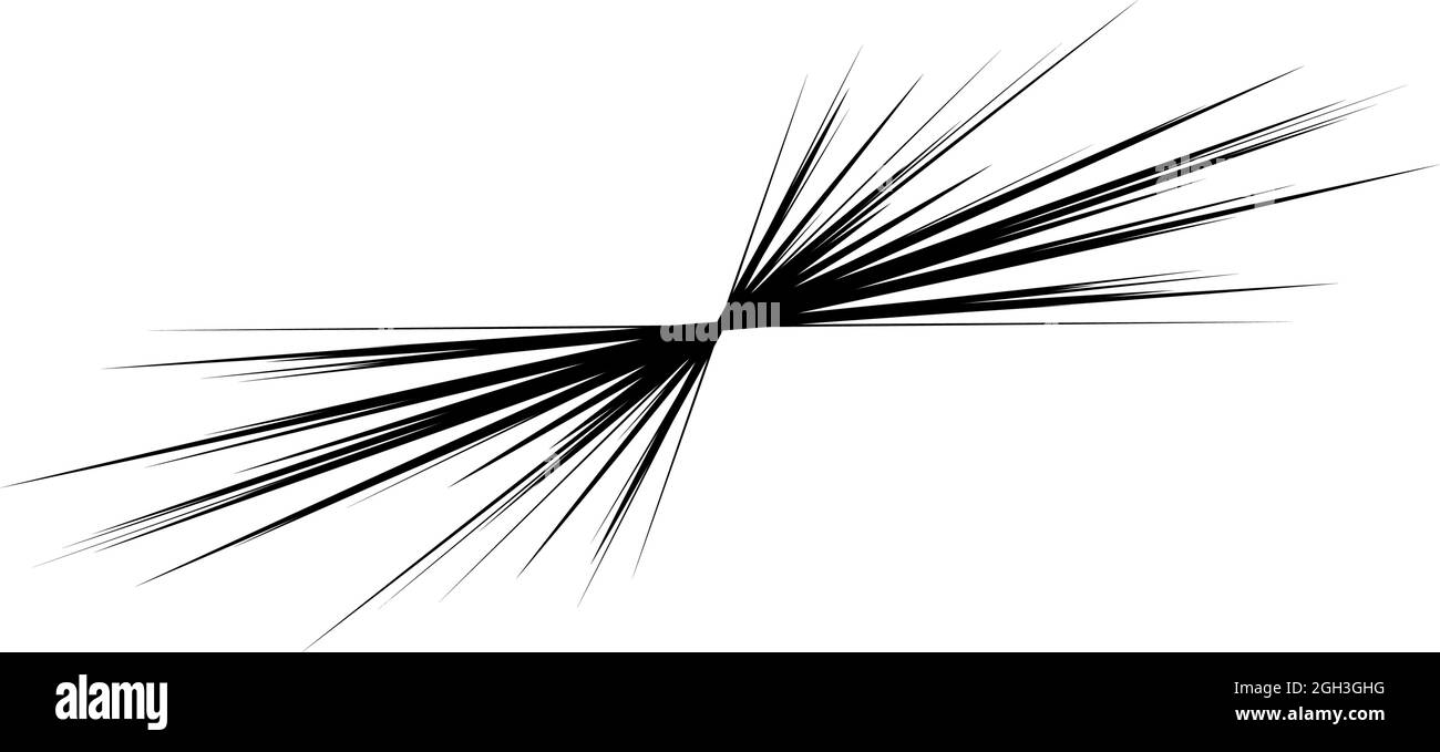 Dynamic, eccentric dynamic comic burst, action trail lines. Explosion ...