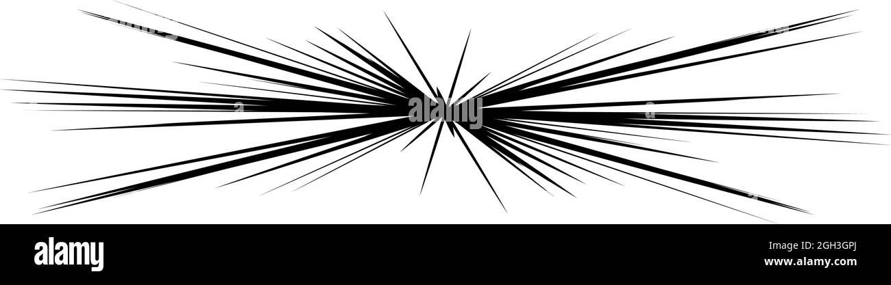 Dynamic, eccentric dynamic comic burst, action trail lines. Explosion ...