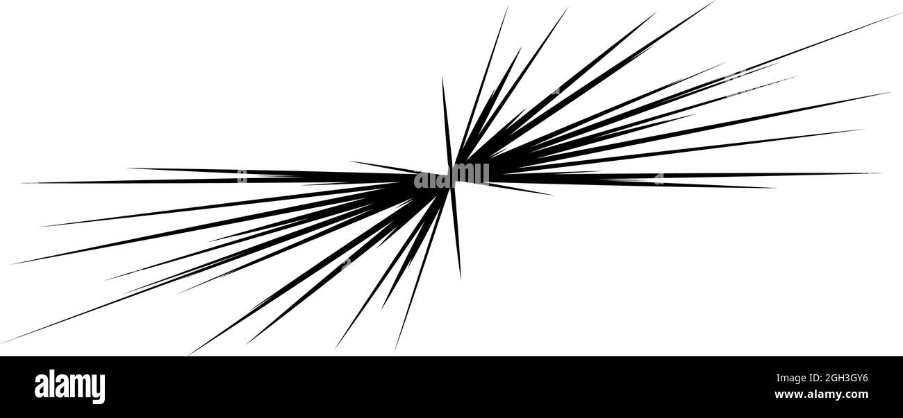 Dynamic, eccentric dynamic comic burst, action trail lines. Explosion ...