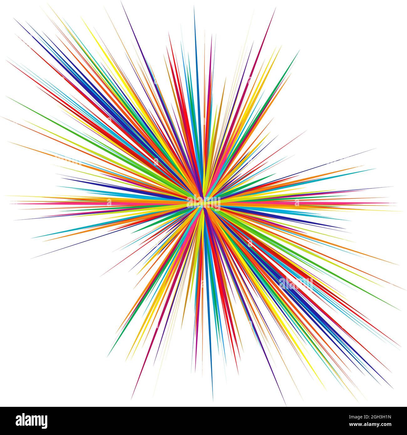 Radial, radiating dynamic rays, beams lines. Starburst, sunburst ...