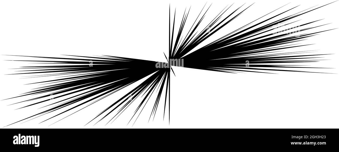 Dynamic, eccentric dynamic comic burst, action trail lines. Explosion ...
