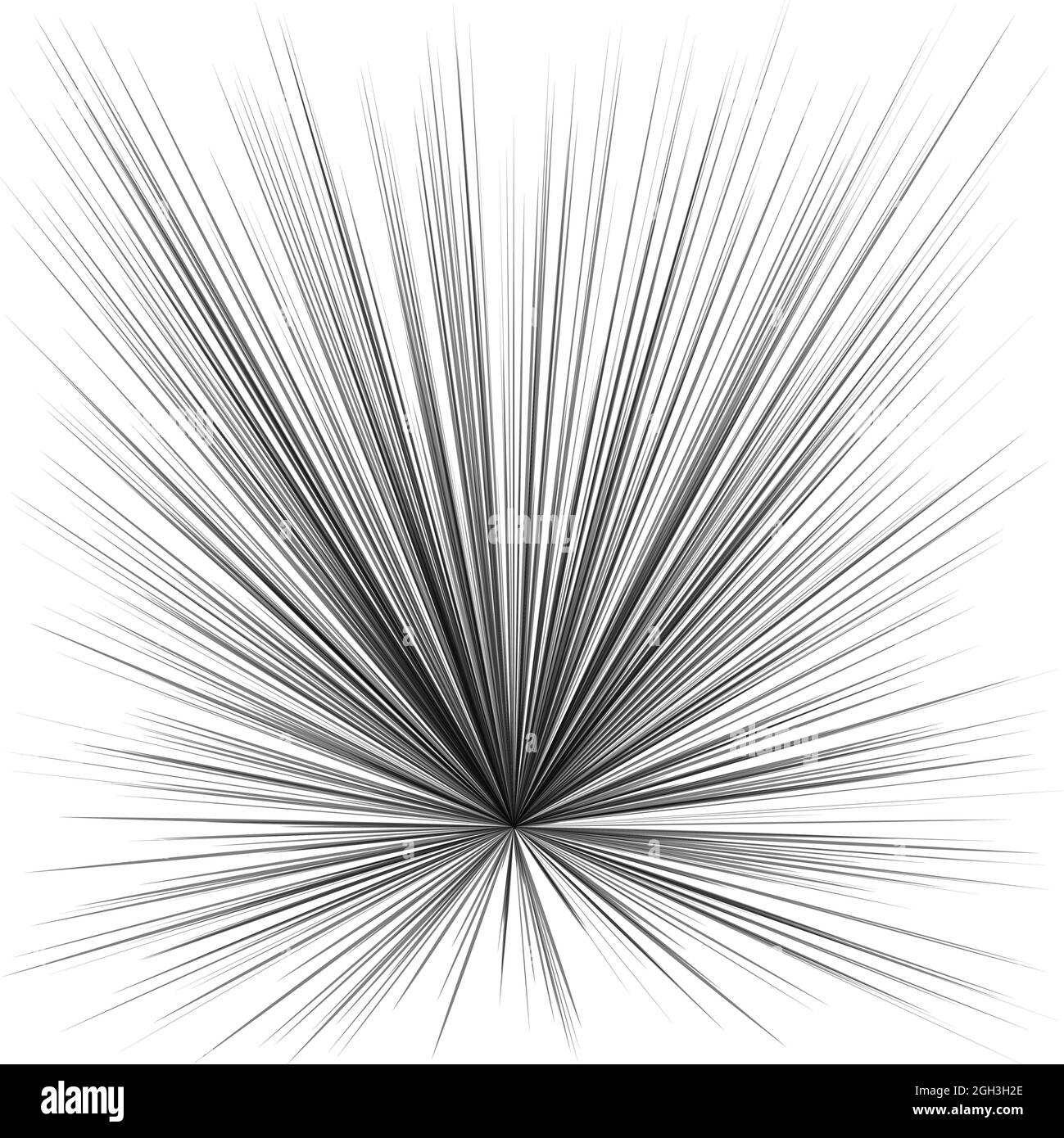 Radial, radiating dynamic rays, beams lines. Starburst, sunburst ...