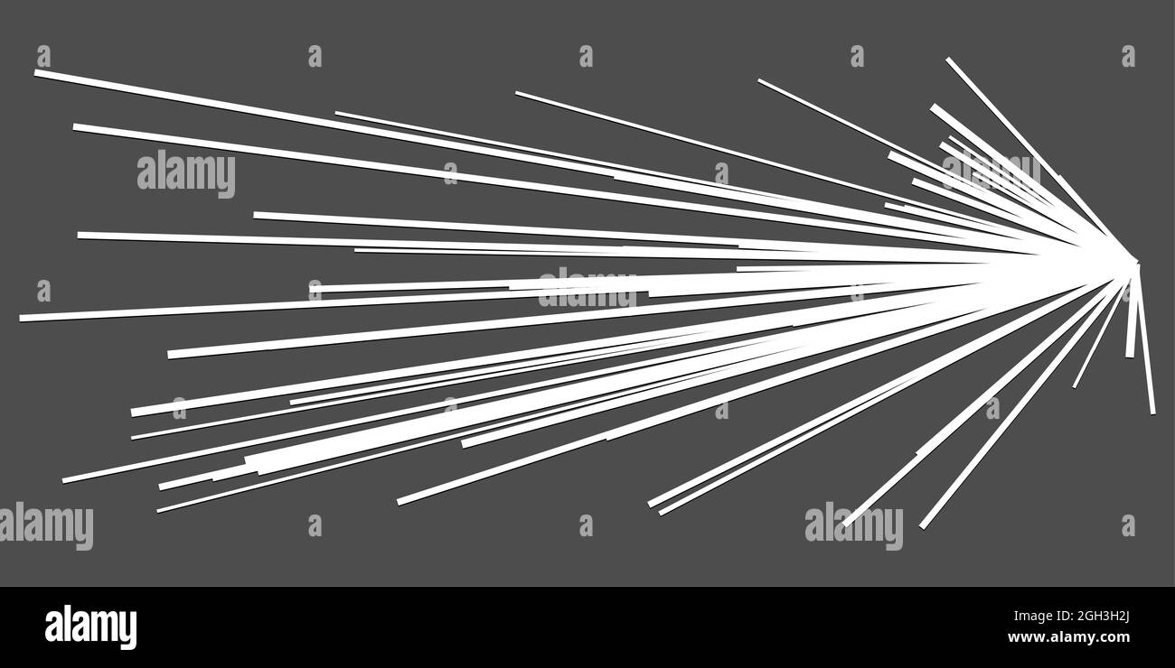 Dynamic, eccentric dynamic comic burst, action trail lines. Explosion ...