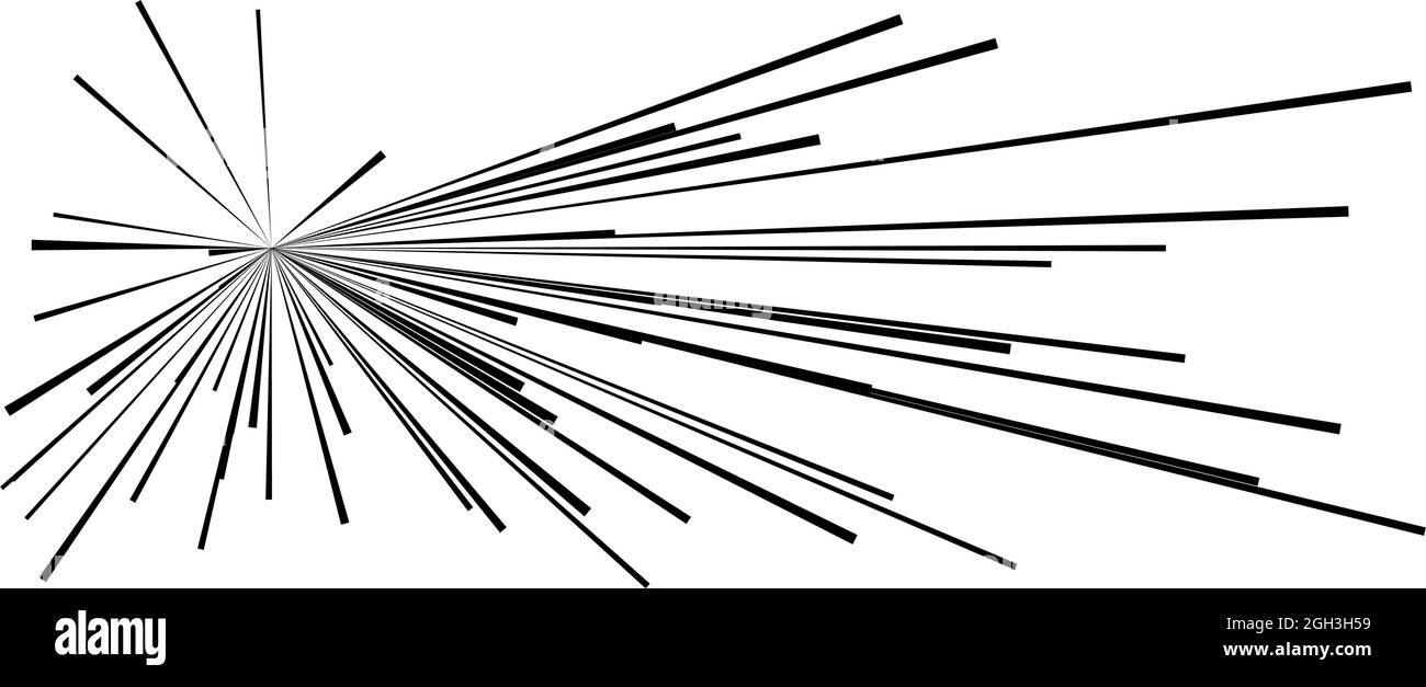 Dynamic, eccentric dynamic comic burst, action trail lines. Explosion ...