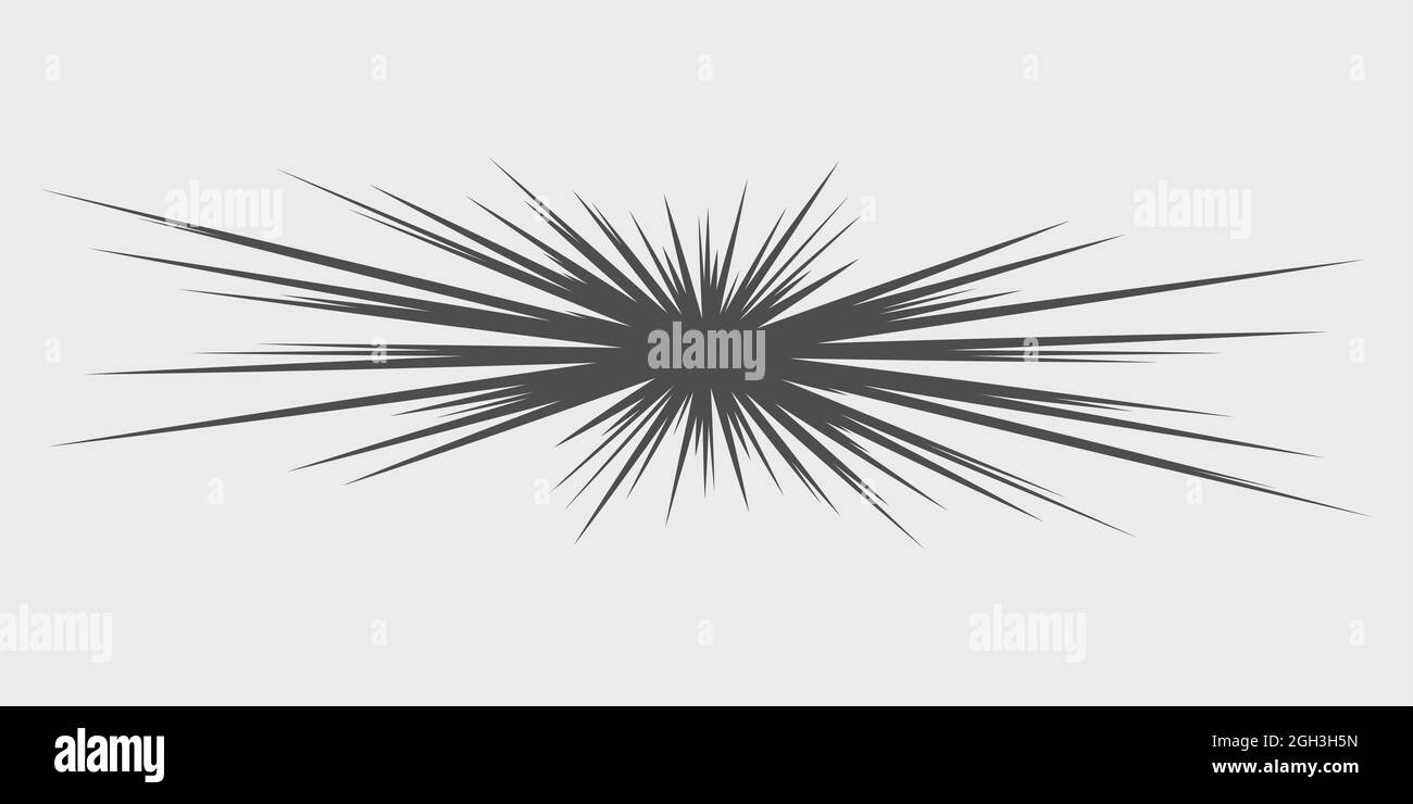 Dynamic, eccentric dynamic comic burst, action trail lines. Explosion ...