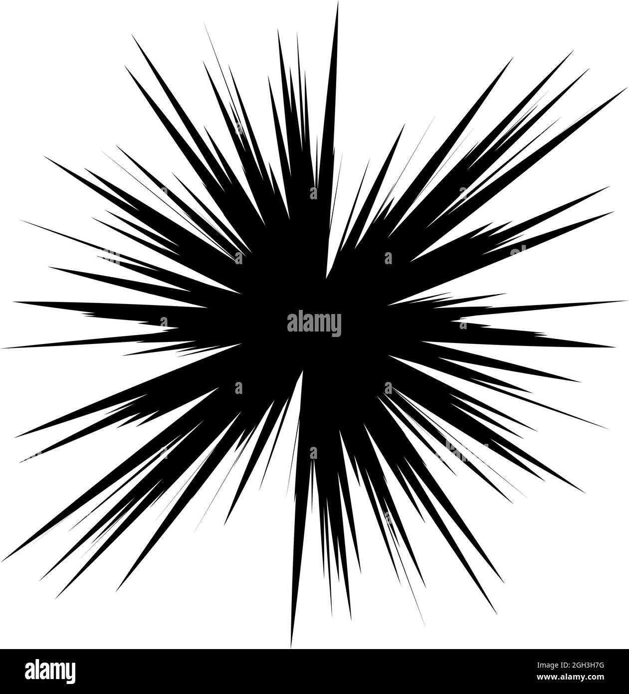 Radial, radiating dynamic rays, beams lines. Starburst, sunburst ...
