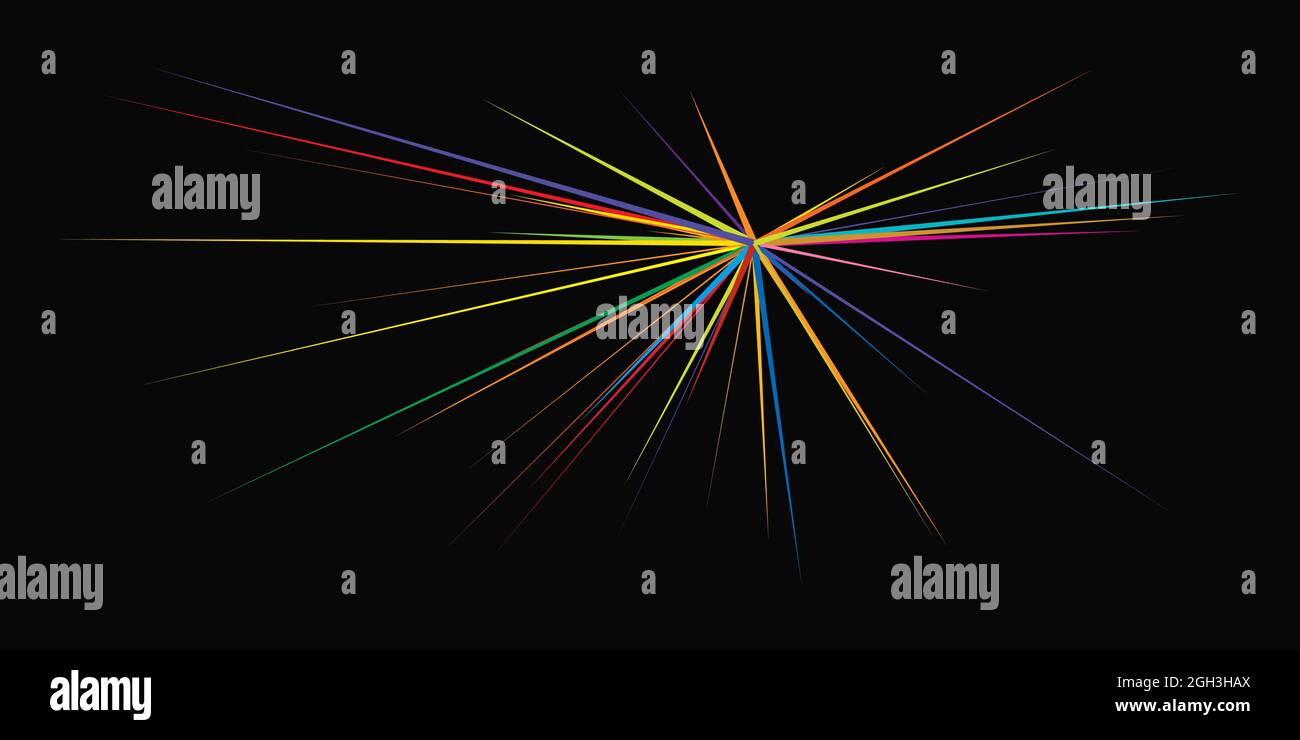 Dynamic, eccentric dynamic comic burst, action trail lines. Explosion ...