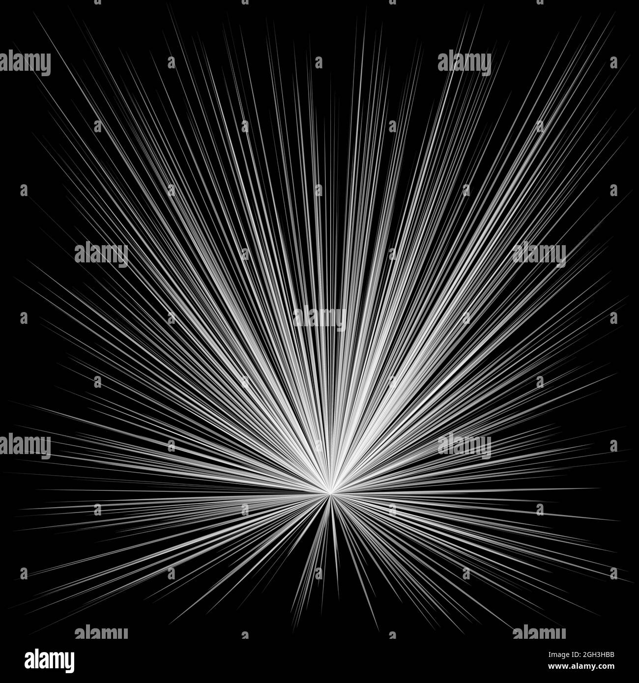 Radial, radiating dynamic rays, beams lines. Starburst, sunburst ...