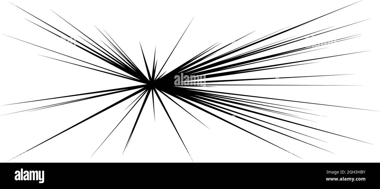 Dynamic, eccentric dynamic comic burst, action trail lines. Explosion ...