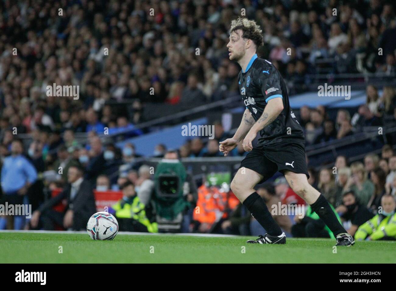 Manchester, UK. 04th Sep, 2021. Soccer Aid Live action featuring Tom ...