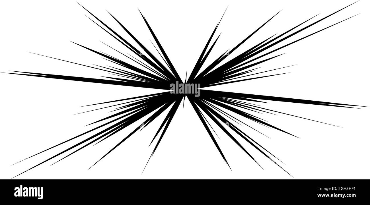 Dynamic, eccentric dynamic comic burst, action trail lines. Explosion ...