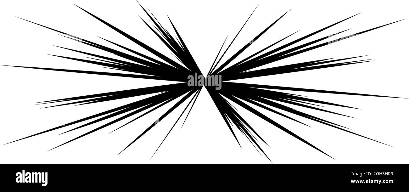 Dynamic, eccentric dynamic comic burst, action trail lines. Explosion ...