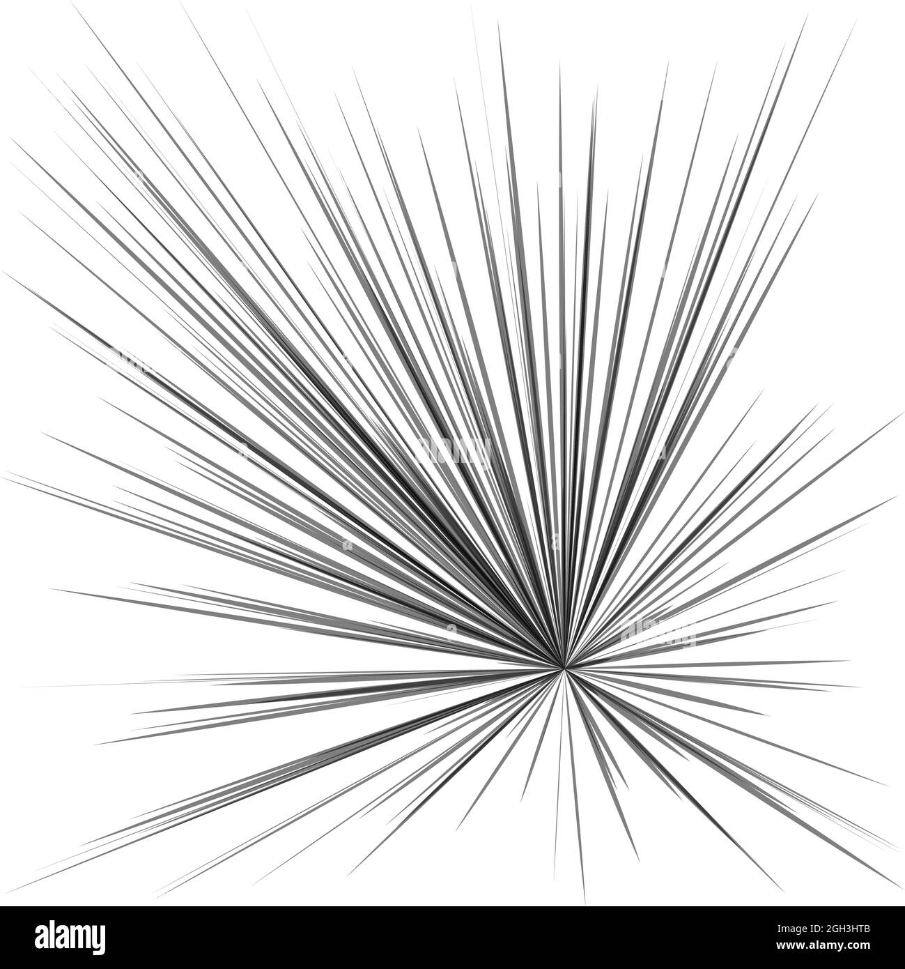 Radial, radiating dynamic rays, beams lines. Starburst, sunburst ...