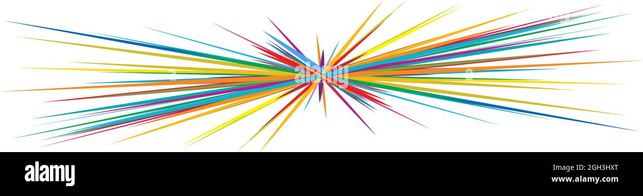 Dynamic, eccentric dynamic comic burst, action trail lines. Explosion ...