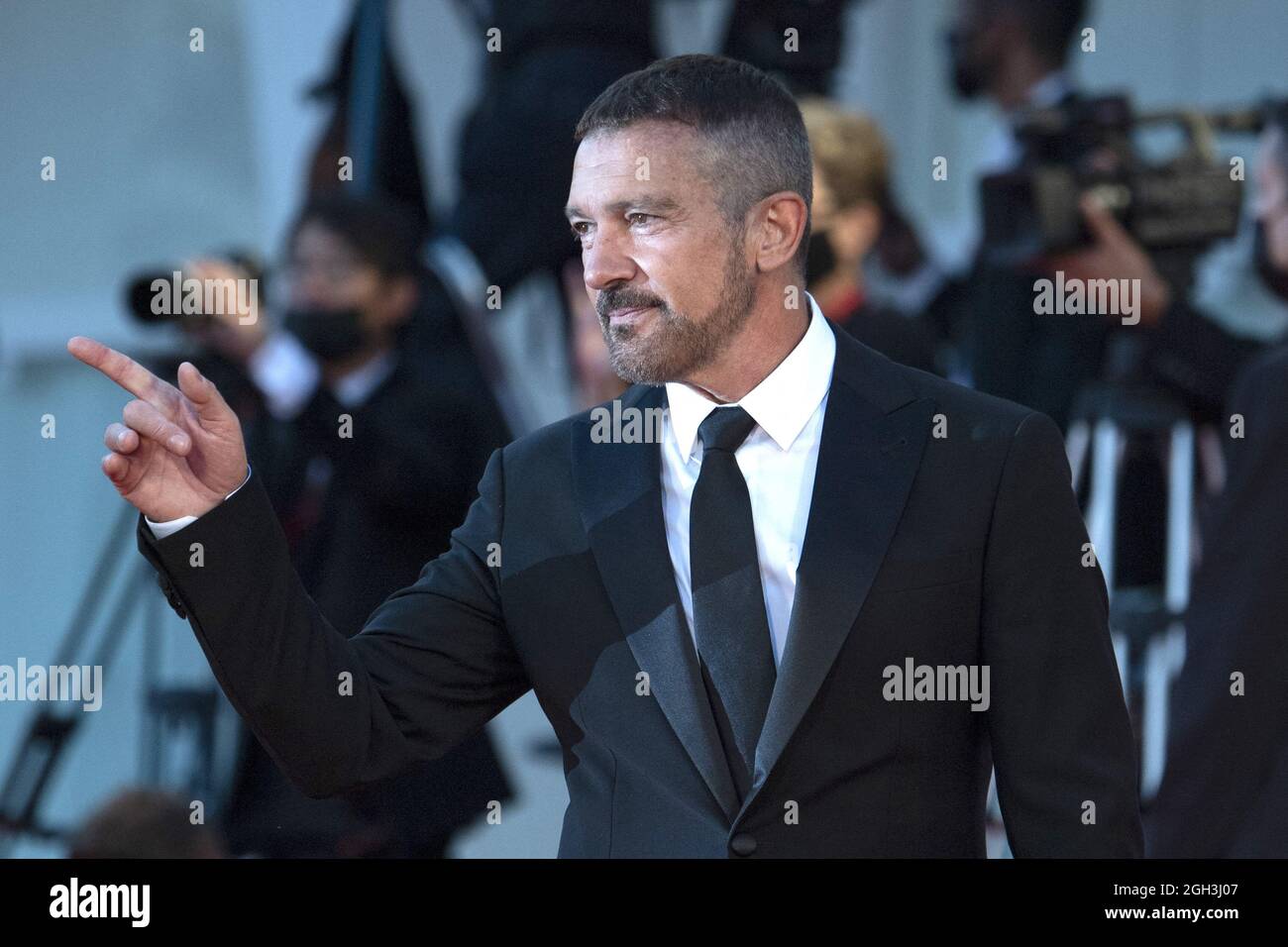 Antonio Banderas attending the Competencia Oficial Premiere as part of ...
