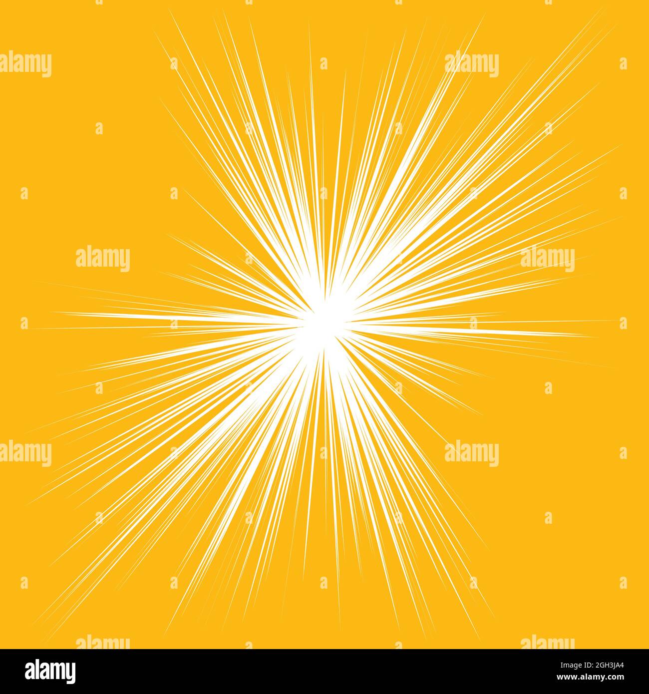 Radial, radiating dynamic rays, beams lines. Starburst, sunburst ...