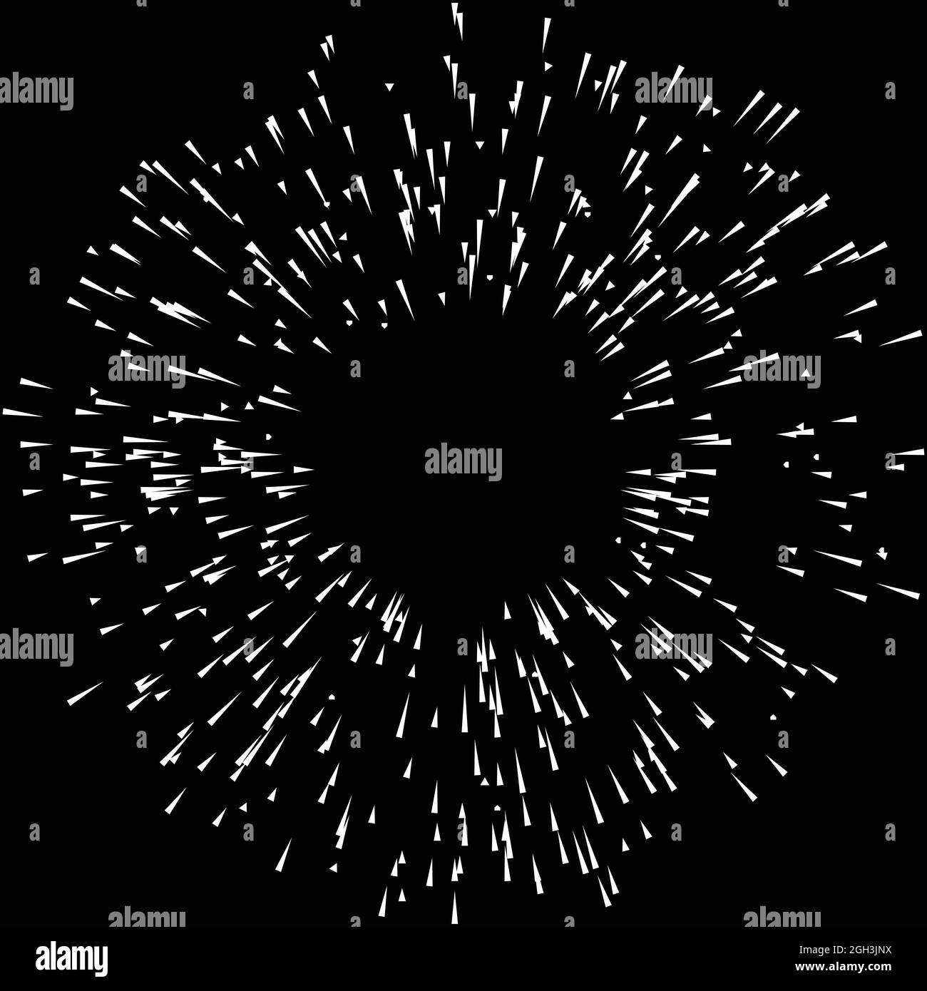 Radial, radiating dynamic rays, beams lines. Starburst, sunburst ...