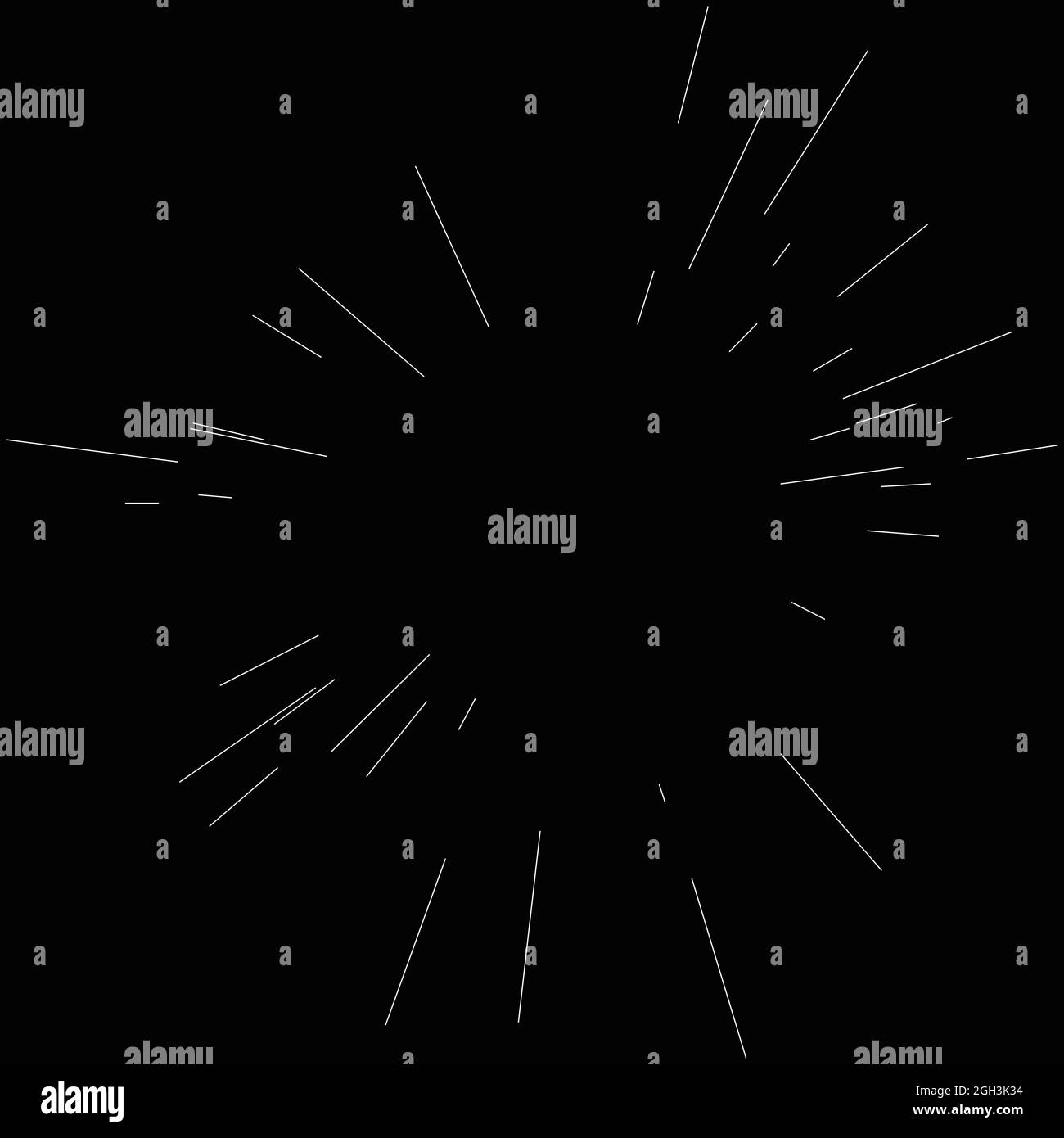 Radial, radiating dynamic rays, beams lines. Starburst, sunburst ...