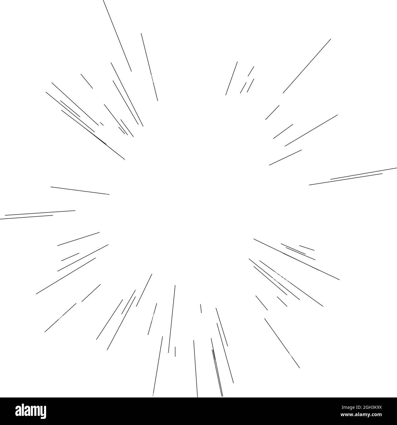Radial, radiating dynamic rays, beams lines. Starburst, sunburst ...