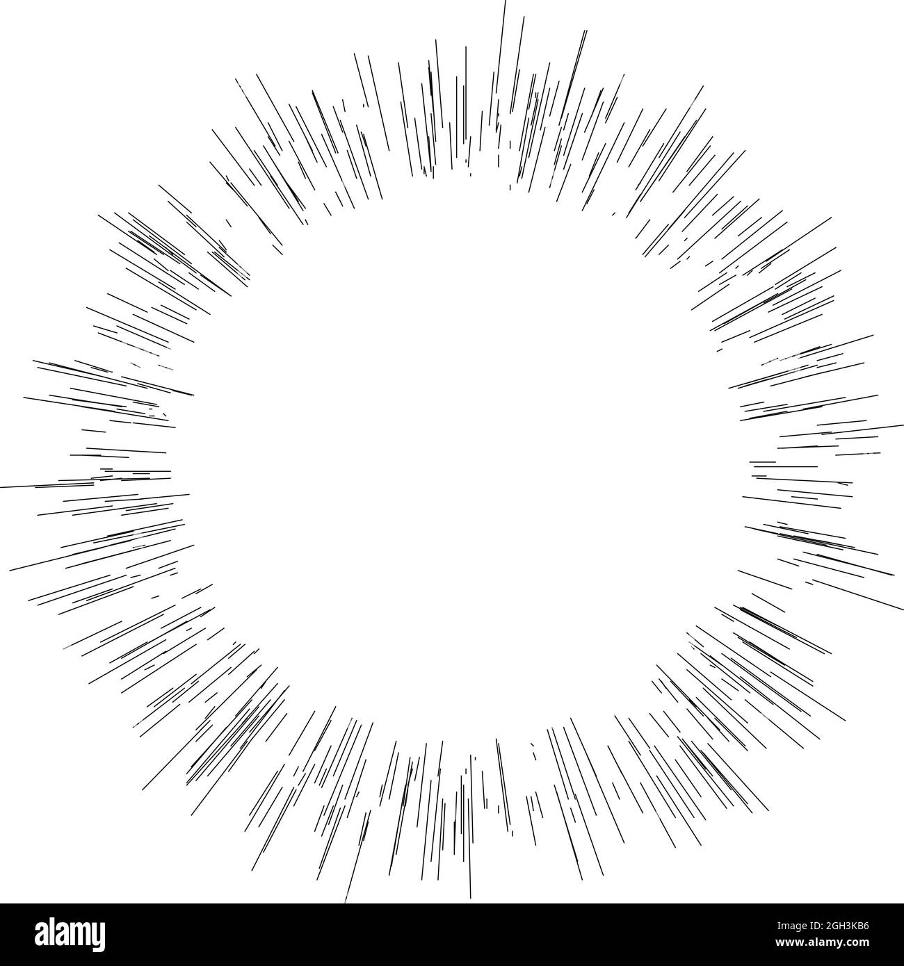 Radial, radiating dynamic rays, beams lines. Starburst, sunburst ...