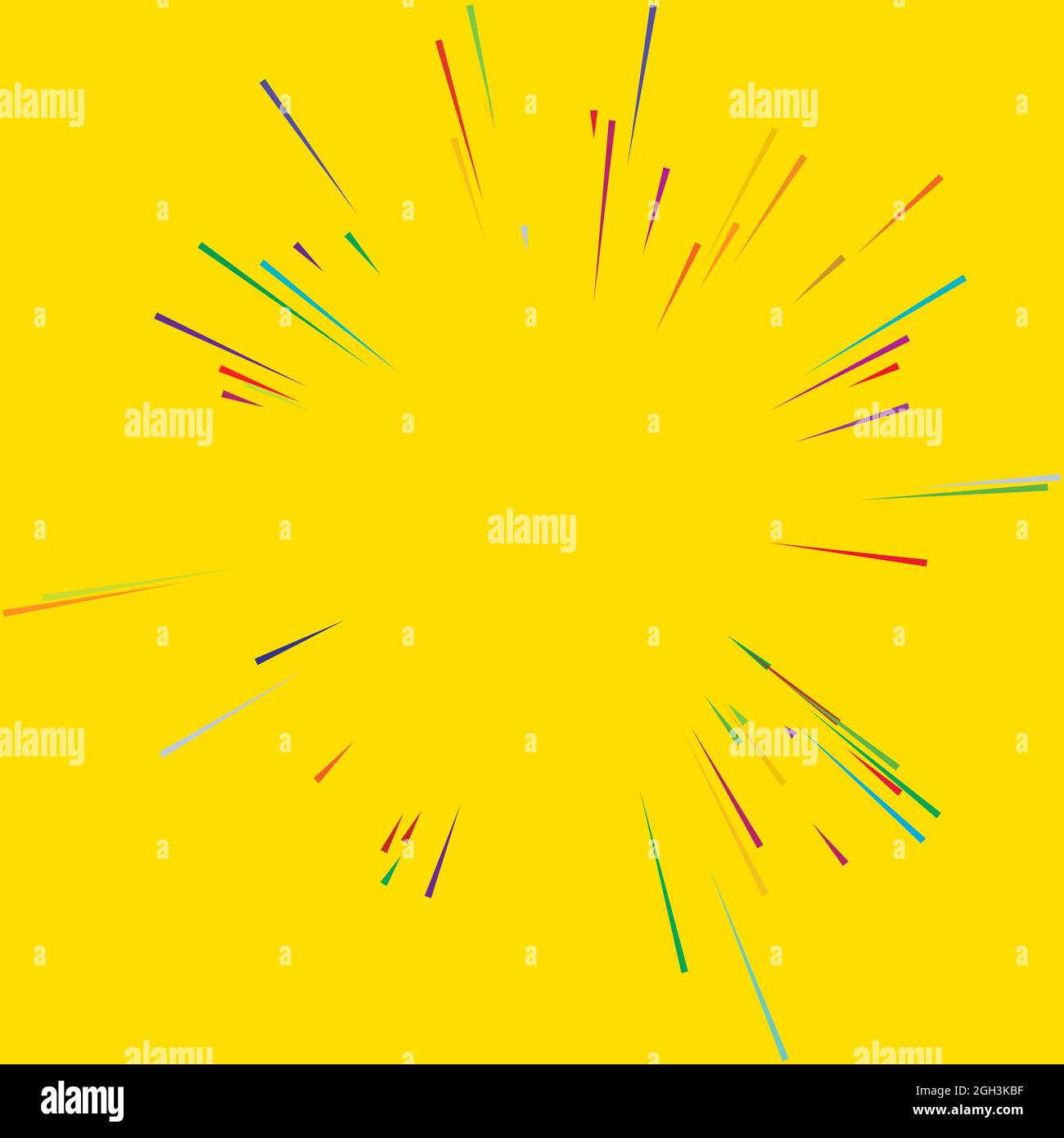 Radial, radiating dynamic rays, beams lines. Starburst, sunburst ...