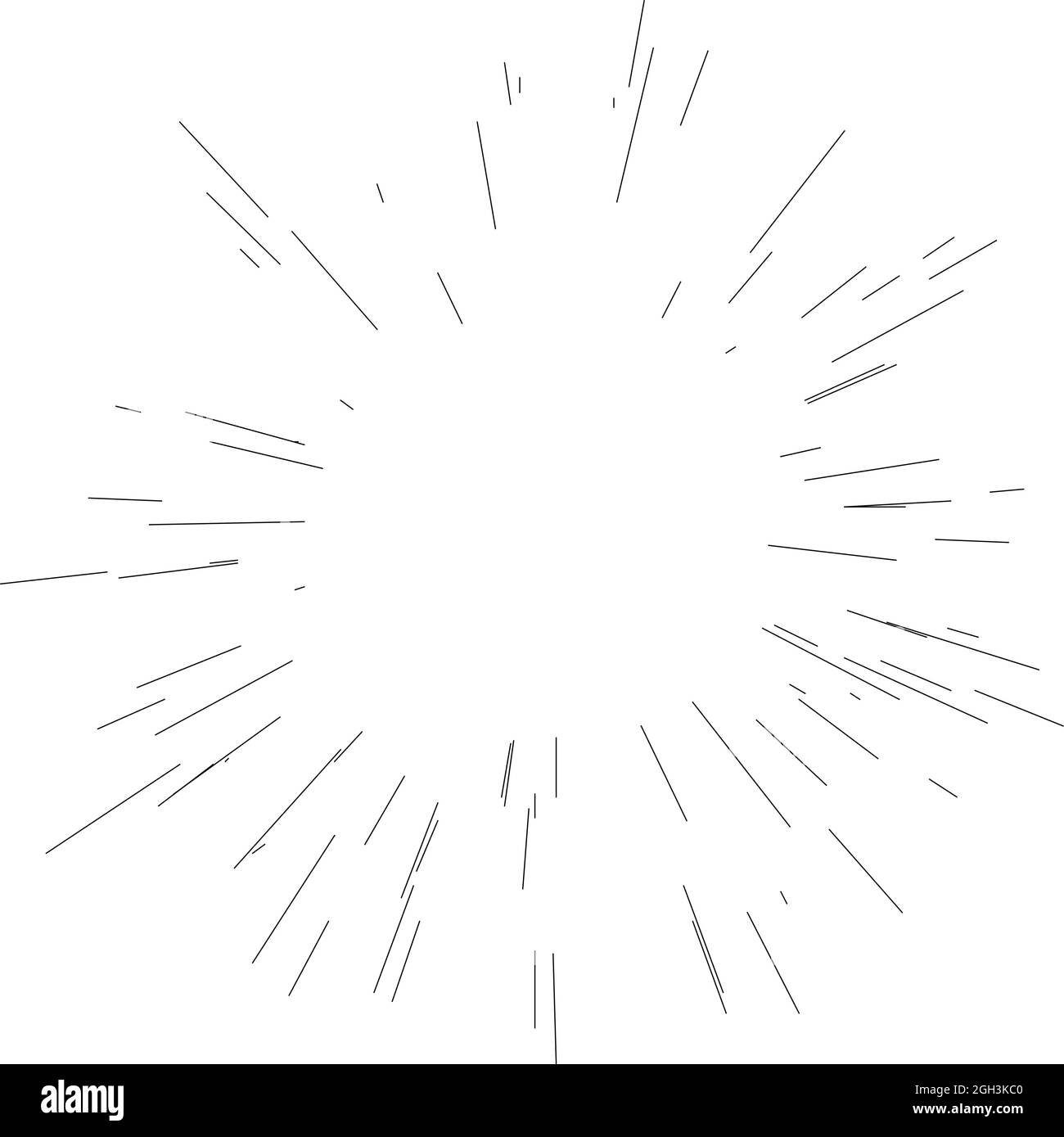Radial, radiating dynamic rays, beams lines. Starburst, sunburst ...