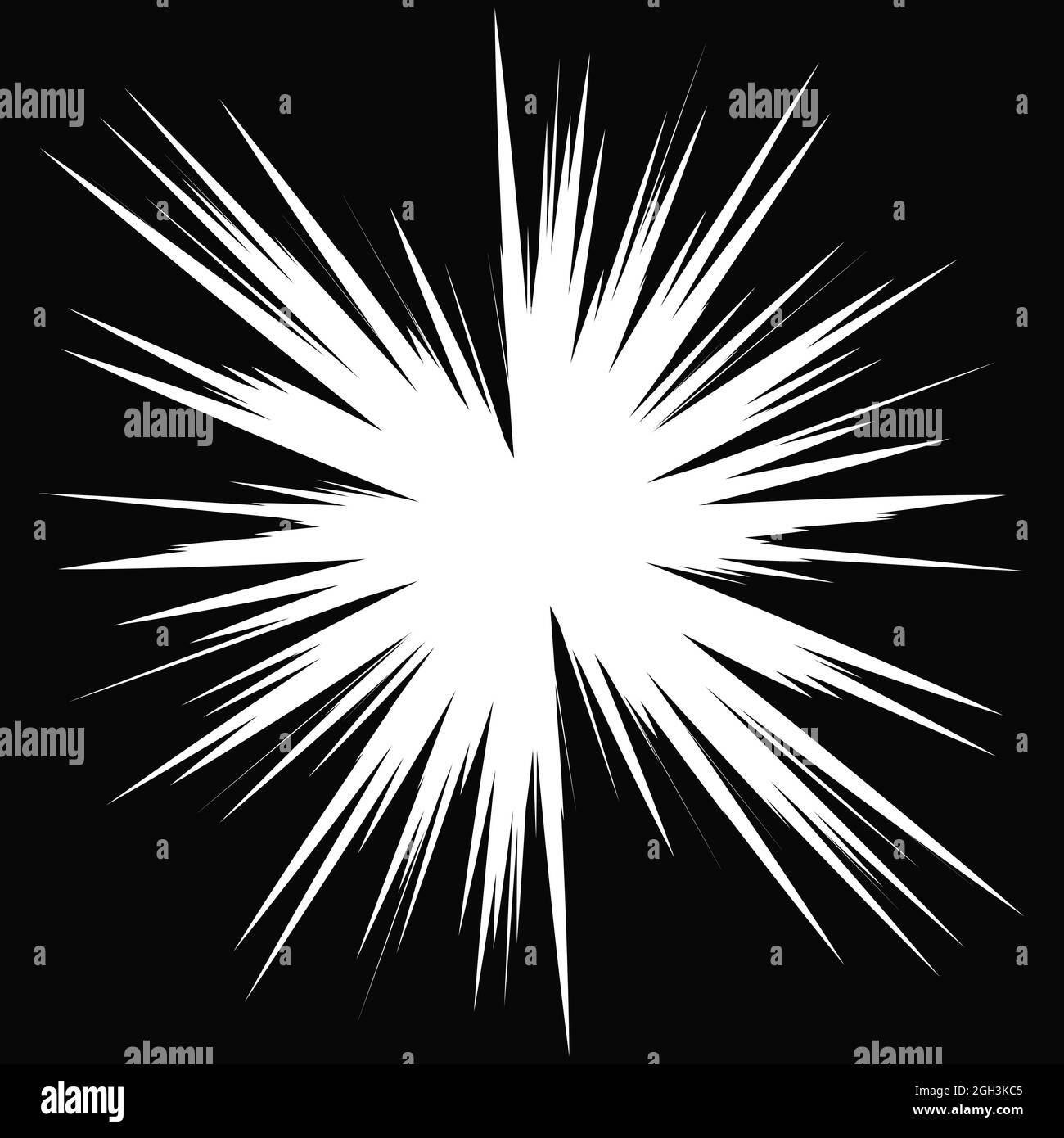 Radial, radiating dynamic rays, beams lines. Starburst, sunburst ...
