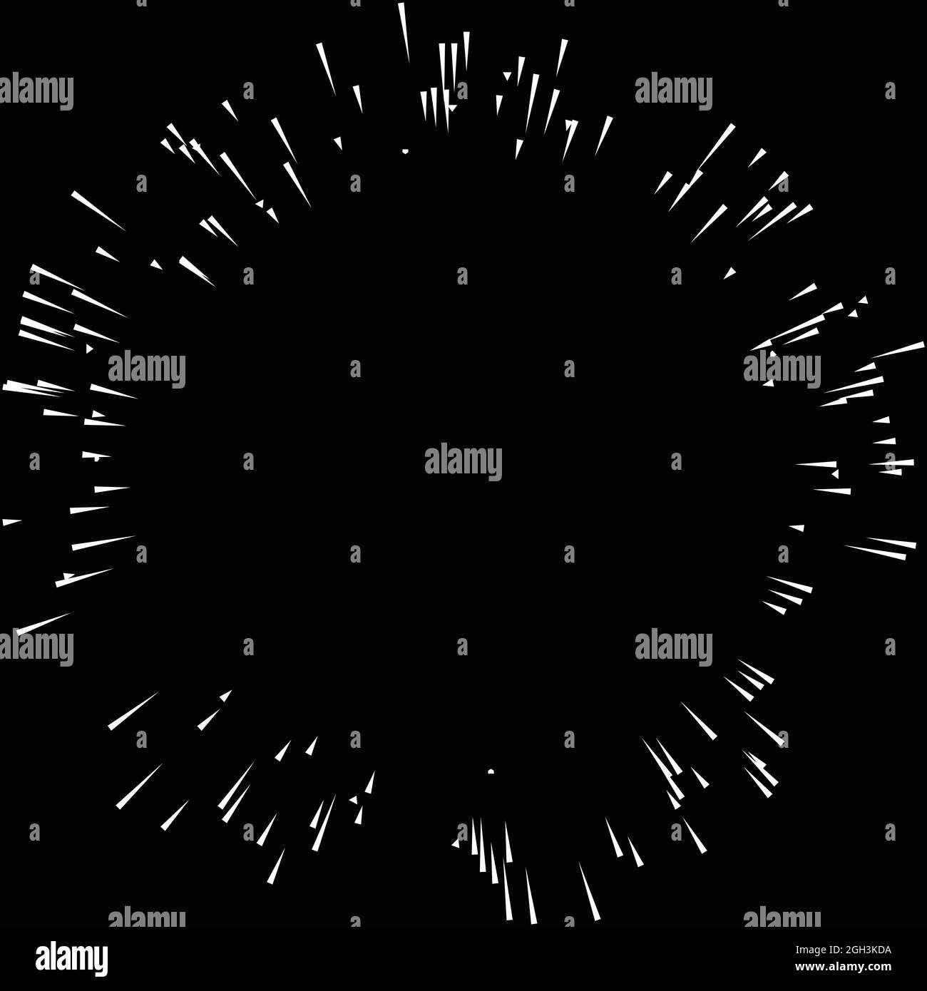Radial, radiating dynamic rays, beams lines. Starburst, sunburst ...