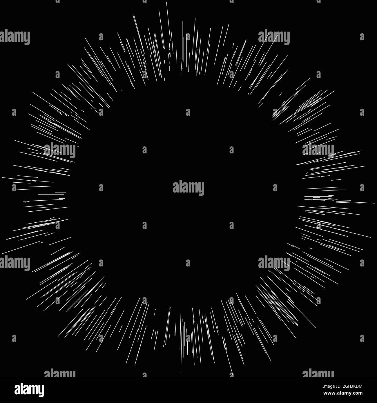 Radial, radiating dynamic rays, beams lines. Starburst, sunburst ...