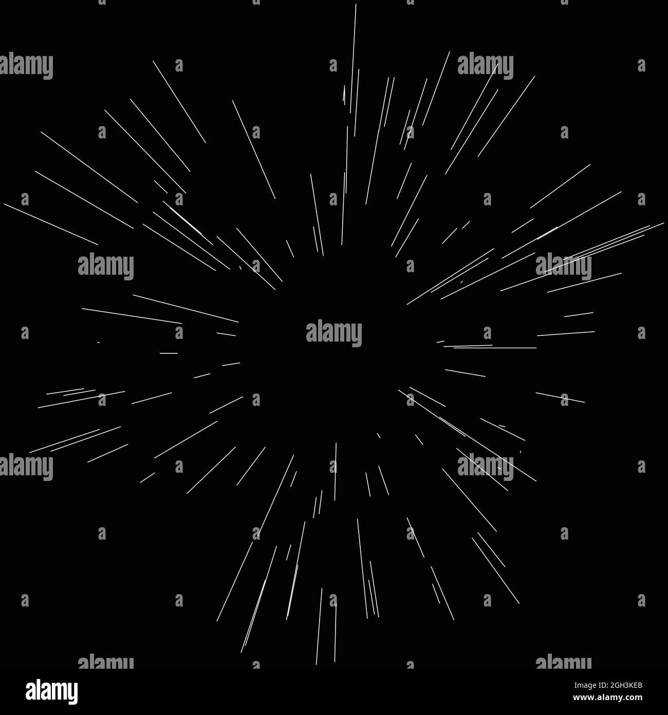 Radial, radiating dynamic rays, beams lines. Starburst, sunburst ...