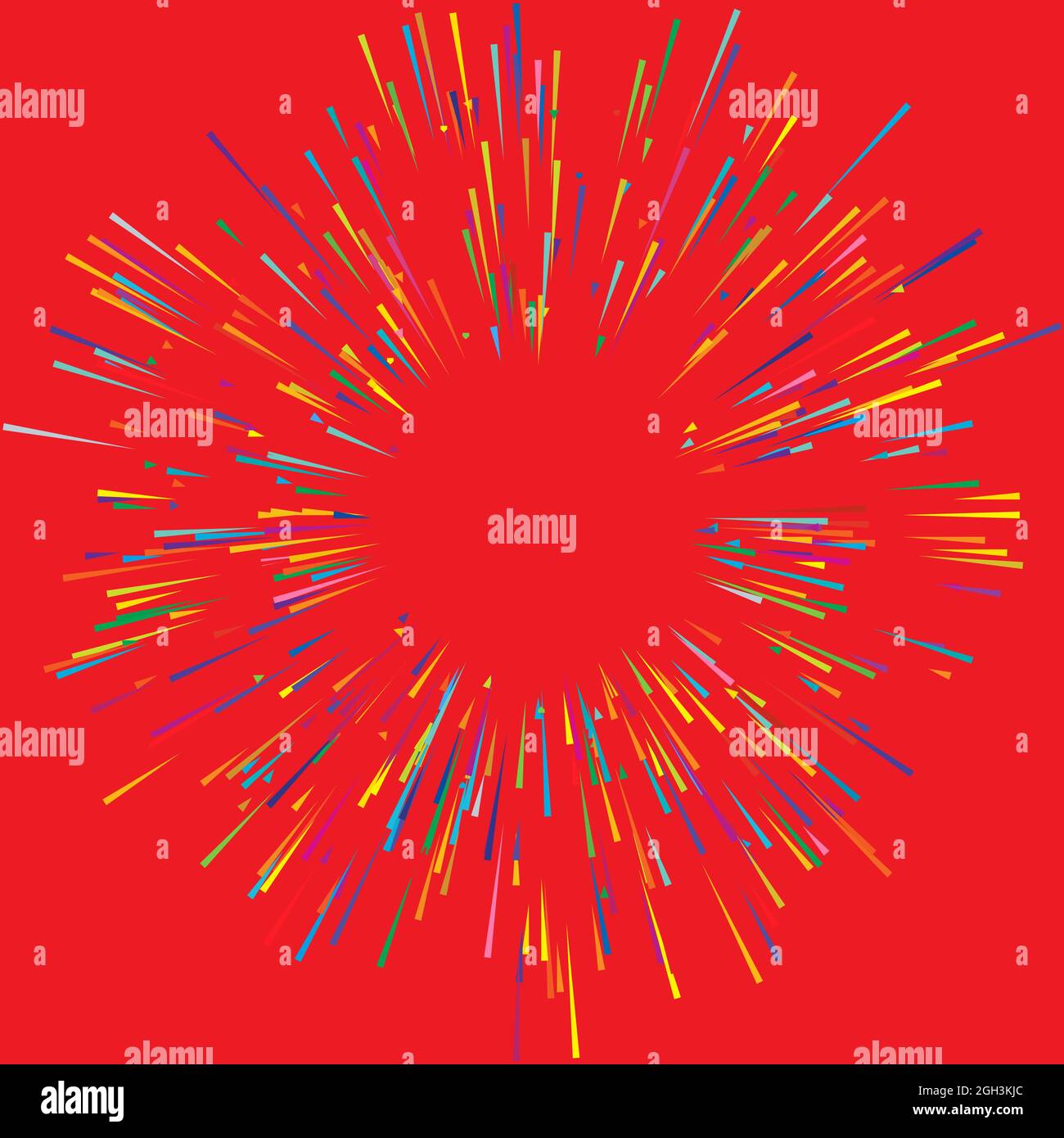 Radial, radiating dynamic rays, beams lines. Starburst, sunburst ...