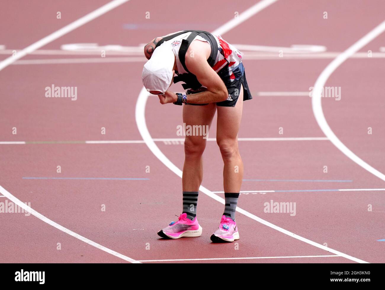 Great Britain's Derek Rae after finishing in ninth place in the Men's ...